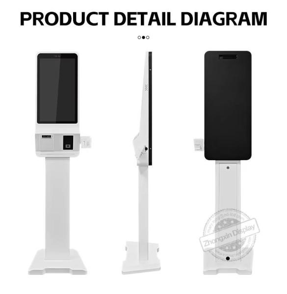 Quality 21.5" 24" 27" 32" Self Service Payment Kiosk Max Resolution 1920*1080 Digital for sale