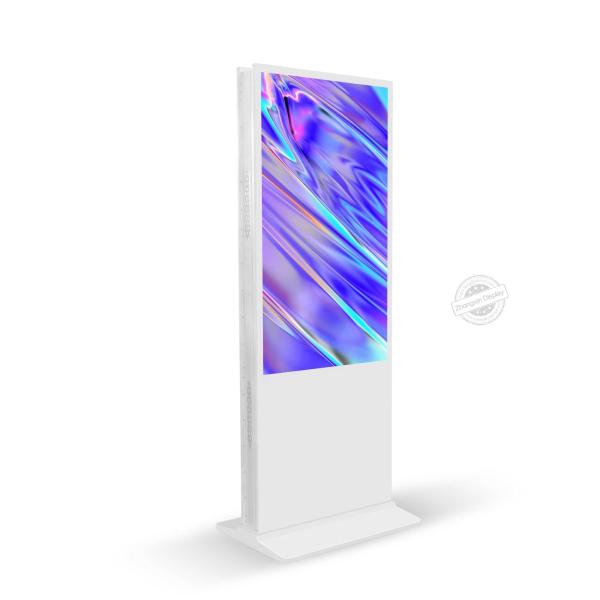 Display LCD a doppio lato per interni 43 49 55 65 pollici con 350 cd/m2 Luminosità