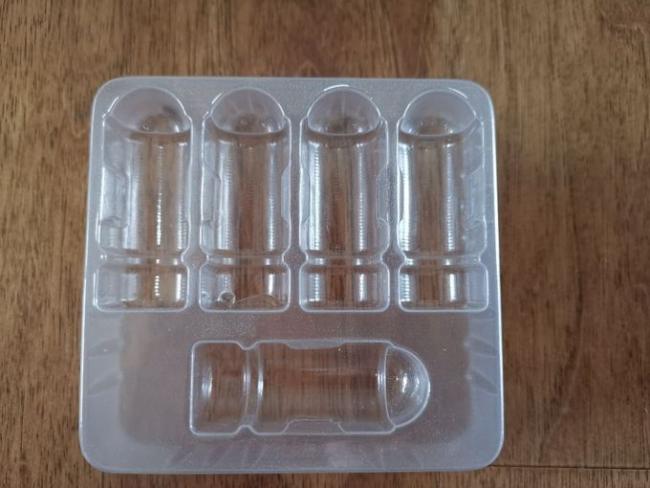 Medical 2ml Bottles Packaging PVC Transparent Blister Trays In Stock 6