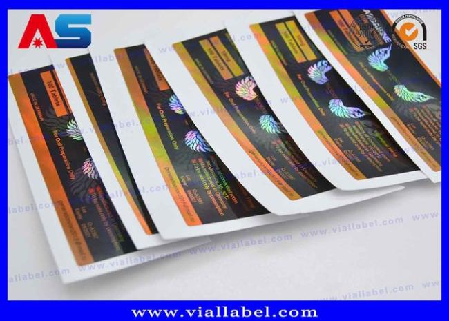 Adhesive Labels For Vial Bottles , Custom Design Pharmaceutical Description Label 3