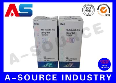 China Small Pharmaceutical Small Cardboard Box Printing For Sterile Injection Vials Deca / Enanthate for sale