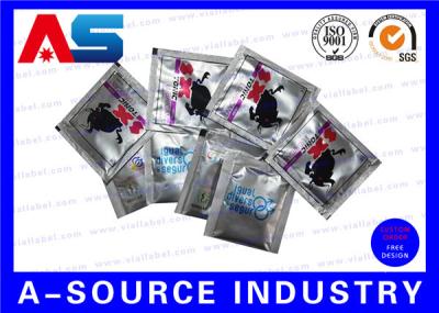 China Custom Printing Foil Ziplock Bags Packaging For Pharmaceutical Peptide Oral Pills for sale
