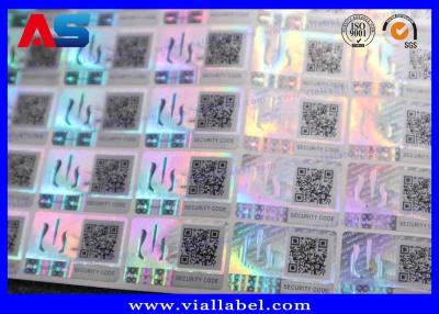 Cina Scratch Off Custom Holographic Sticker Stampa con disegno libero MOQ 10000pcs in vendita