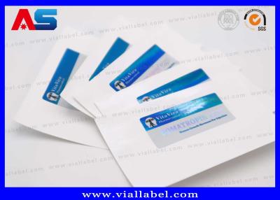 Китай Маленькая бутылка Hcg Клементная 2 мл Флаконная этикетка Металлический Синий цвет Аптечная применение продается