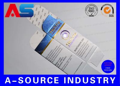 중국 사용자 지정 제작 10 Ml 병 보관 상자 두 면 인쇄 UV 매트 마무리 보디빌딩 / 펩타이드 포장 판매용