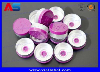 China Customizable 20mm Aluminum-Plastic Vial Caps Multi-Color Eco-Friendly Full-Tear and Partial-Tear Options for sale