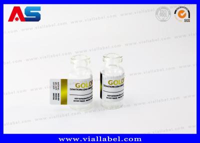 중국 강력 접착 10ml 바이알 스티커 금박 인쇄 주사 동결건조 펩타이드용 판매용