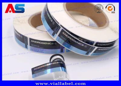 China Peptide Bottle Lables Printing , Custom Printed peptides Labels Laser Holographic MOQ 100pcs for sale
