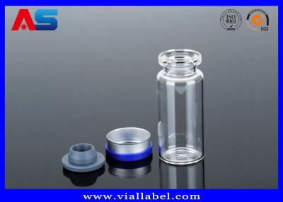 China White Color Aluminum Plastic Cap , 10mL Chemistry Aluminium Bottle Caps flip off vial caps for sale
