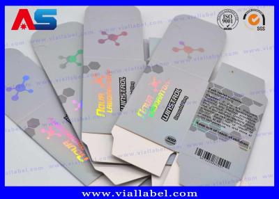 Chine Laser holographique 15 ml Vials goutte à goutte en verre Boîtes et étiquettes petites boîtes d'emballage pour les flacons de musculation à vendre