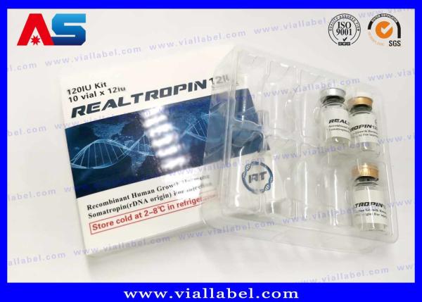 Trays Duidelijke PVC SGS Plastic Blister Verpakking Voor Vaccinen Glasflakon 2 ml een set verpakking voor de apotheek