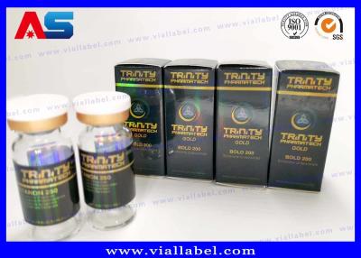 China Marca olográfica de 10ml Vial Labels And Boxes Customized para la impresión de la botella de cristal en venta