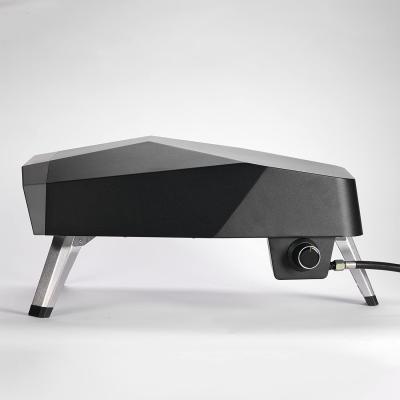 中国 メカニカルタイマー制御 ポータブルガスバーナー 小型ピザメーカー 12インチピザストーン付きオーブン 販売のため