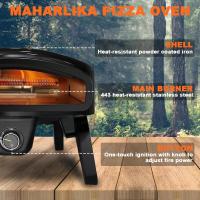 China Convenient 14 Inch CE Home Pizza Maker with Digital Timer Control and Foldable Design for sale