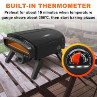 China Convenient 14 Inch CE Home Pizza Maker with Digital Timer Control and Foldable Design for sale