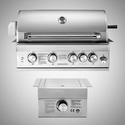 Cina Propano gas in acciaio inossidabile multifunzione goccia costruita in barbecue griglia per carbone di gas in vendita