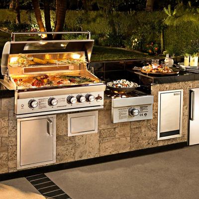 Cina Propano gas in acciaio inossidabile multifunzione goccia costruita in barbecue griglia per carbone di gas in vendita