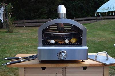 China 12000BTU/3.5kW Fornos de pizza domésticos para acampamento Forno de pizza portátil direto de aço inoxidável à venda