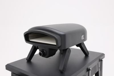 China Temprature Control Electric Automatic Rotating Mobile Pizza Maker for Home and Outdoor for sale
