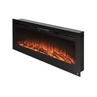China Electric Decorative Fireplace Heater Wall Mounted Fire Kamin Installation Type Insert for sale