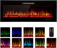 China Linear Electric Fireplace Tisch Kamin with Self-Checking Function and 120V Voltage for sale