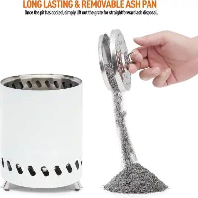 Cina Stufa a pellet in legno in acciaio inossidabile senza fumo da 15*15*16 cm con gambe pieghevoli in vendita