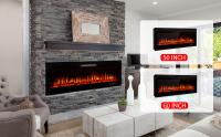 China Wall Mounted LED Electric Fireplace Heaters TV Stand with Self-Check Timing Child Lock Function for sale