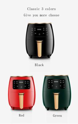 China 4.5L Electric Plastic Color Box Air Fryer Oven with Digital Timer and Temperature Control for sale