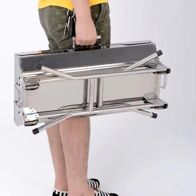 Cina Grill a carbone portatile pieghevole con dispositivo di sicurezza per la riduzione dell'ossigeno in vendita