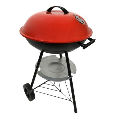 Cina Cucina all'aperto Grigliato a carbone rotondo con ruote 17 pollici Giardino Picnic Campeggio in vendita