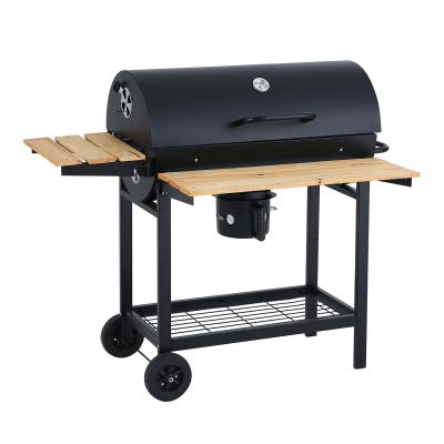 Cina Barbecue all'aperto Fumatore di carbone a doppio strato personalizzato Trolley Grill Ripiano anteriore 61*23cm in vendita