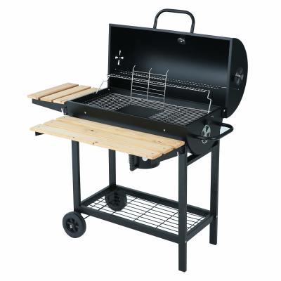 Cina Barbecue all'aperto Fumatore di carbone a doppio strato personalizzato Trolley Grill Ripiano anteriore 61*23cm in vendita