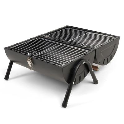 China Compact Pellet Charcoal BBQ Meat Smokers Machine Small Portable Mini Smoker Grill for sale