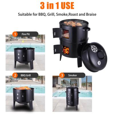 China Black 3 In 1 Heavy Duty For Outdoor Camping Electric Smokeless Gas Electric Outdoor Table Outdoor Commercial for sale