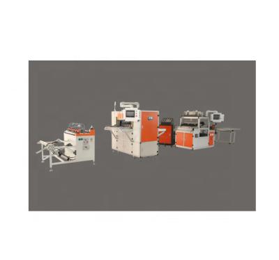 Cina HEPA Automatic PP intermittent Automatic servo knife origami gluing production line (6th generation) in vendita