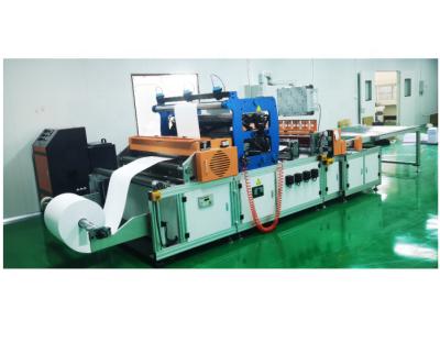 Cina HEPA PP Intermittent Automatic High Speed Non Clapboard Paper Folding Adhesive Production Line in vendita