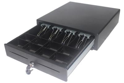 China Restaurant Key Lock Cash Register Drawer for pos terminal Black for sale