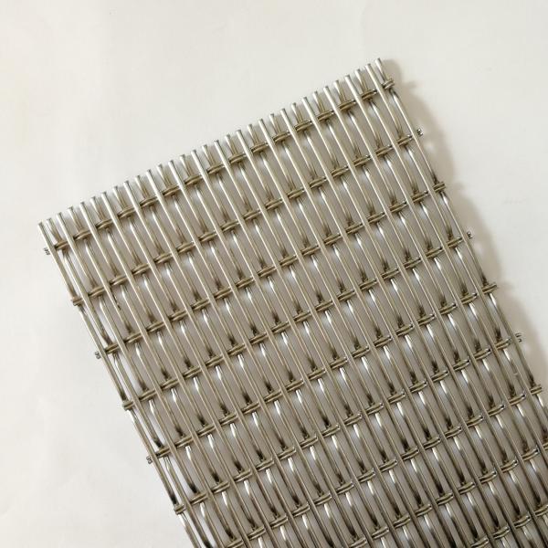 Quality Stainless Steel Brass Metal Decorative Crimped Woven Wire Mesh For Cabinet Doors for sale