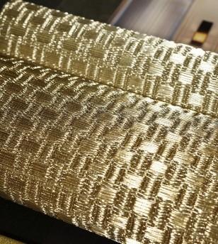 Quality Glitter Decorative Metal Wall Covering Art Deco Woven Wallpaper Wallcoverings for sale