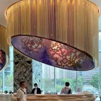 China Versatile Rectangular Aluminium Chain Curtain Hanging Installation for sale