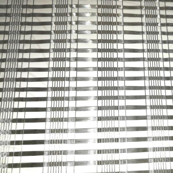 Quality JDW Transparent Decorative Metal Mesh Fabric 0.15mm- 0.3mm Thickness for sale