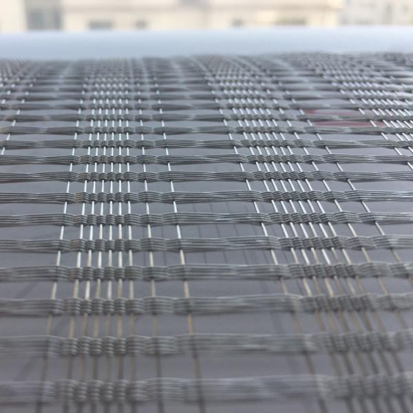 Quality Durable Transparent Copper Mesh Laminated Glass For Security Constructions for sale