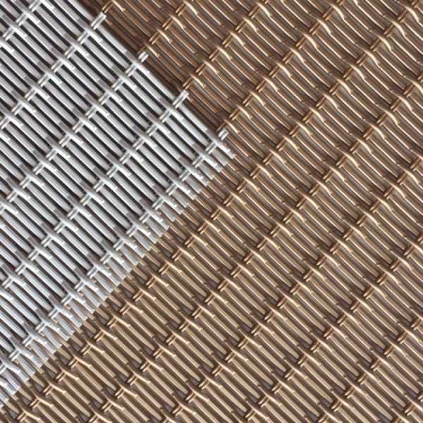 Quality Durable Rust Resistant Architecture Metal Mesh Clips / Frames Installation for sale