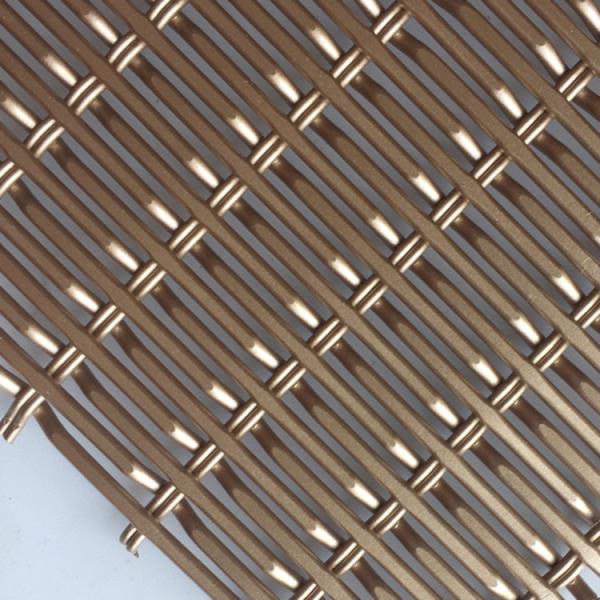 Quality Durable Rust Resistant Architecture Metal Mesh Clips / Frames Installation for sale