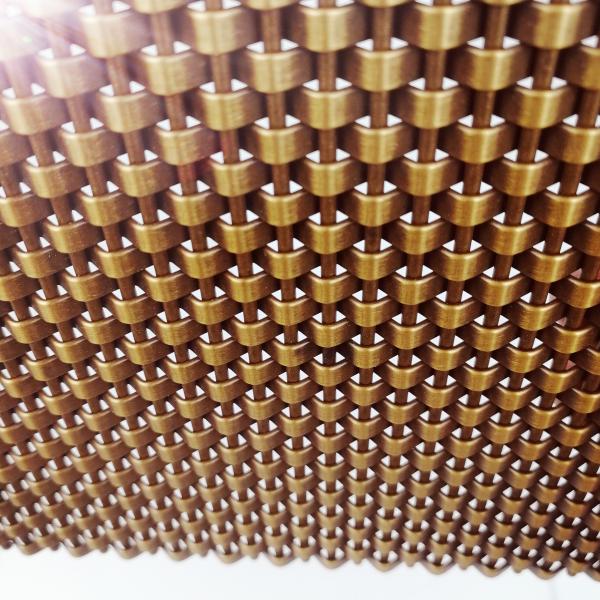 Quality Transparent Metal Mesh Woven PVD Coating For Building Facades for sale