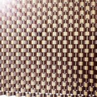 Quality Transparent Metal Mesh Woven PVD Coating For Building Facades for sale
