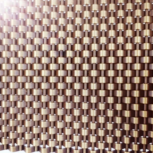 Quality Transparent Metal Mesh Woven PVD Coating For Building Facades for sale
