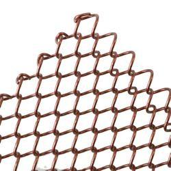 Quality Incombustible Robust Woven Wire Curtain , Coil Mesh Drapery Free Sample for sale