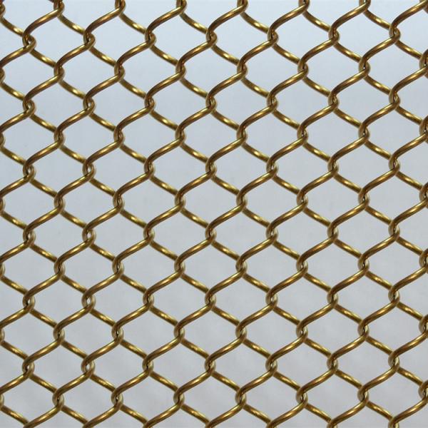 Quality High Strength Ceiling Design Curtain , Lightweight Flexible Wire Mesh Curtain for sale