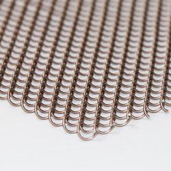 Quality Flexible Anodized Oxidation Metal Coil Drapery Incombustible Woven Wire Curtain for sale